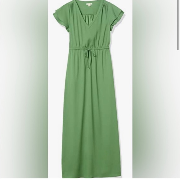 Goodthreads | Dresses | Good Threads Green Cap Sleeve Maxi Dress | Poshmark
